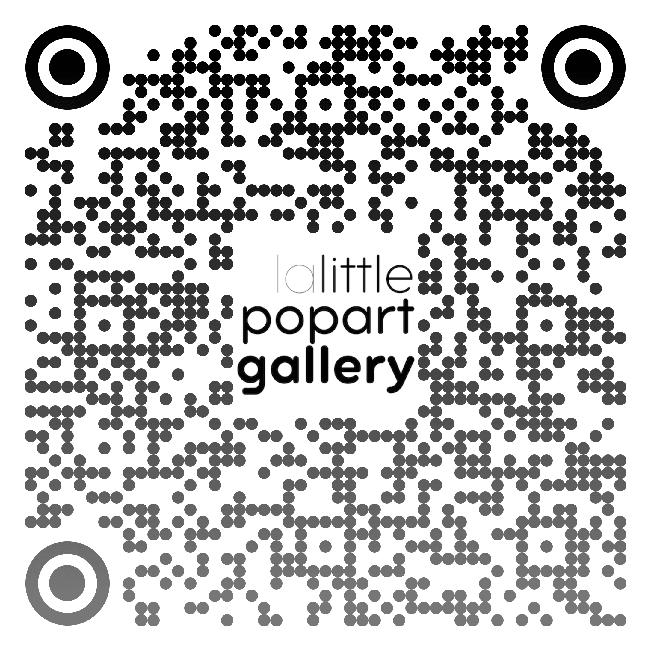 Qr code test La Little Popart Gallery